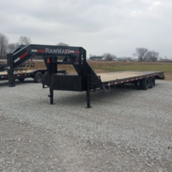 RawMaxx FDX Dual 30'x102" Flat Deck Trailer w/ Maxx Ramps | T Equipment ...