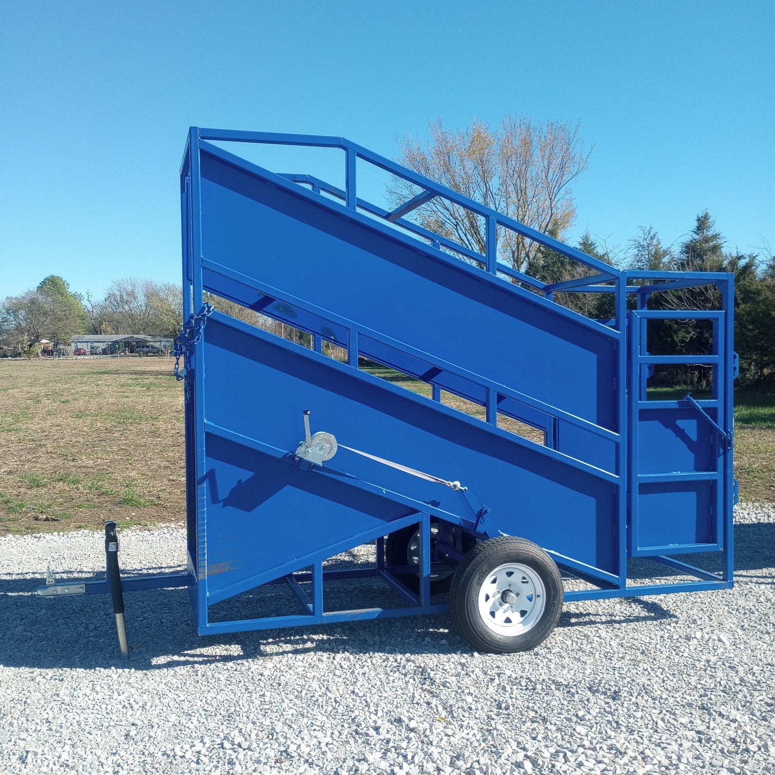 ProSTAR Portable Cattle Loading Ramp w/ Access Door | T Equipment ...