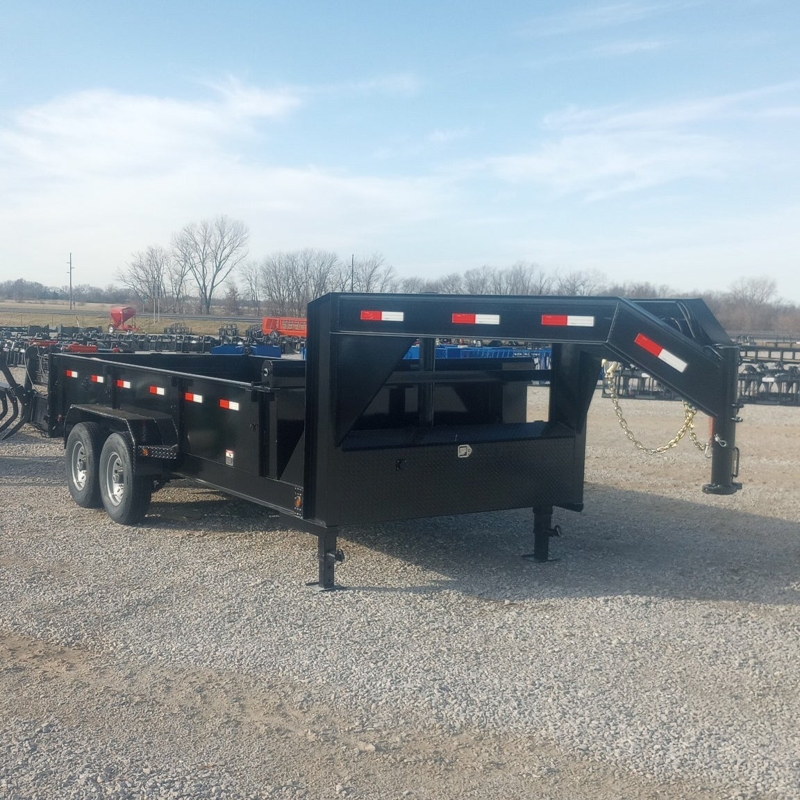 16' Gooseneck Dump Trailer w/ 2' Walls | T Equipment & Supply LLC